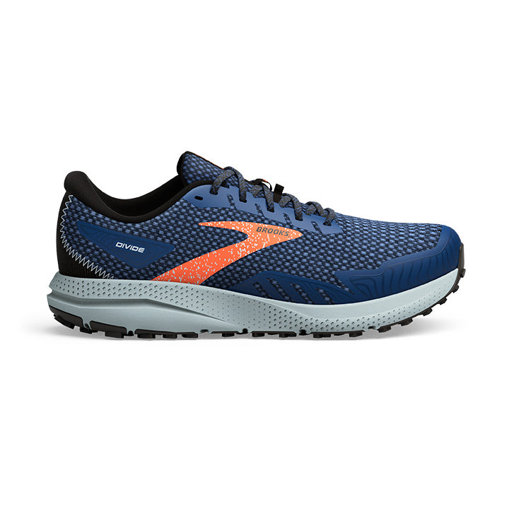Men's Sample Brooks Divide 4 Blue/Navy/Firecracker – Pilcher's Shoes