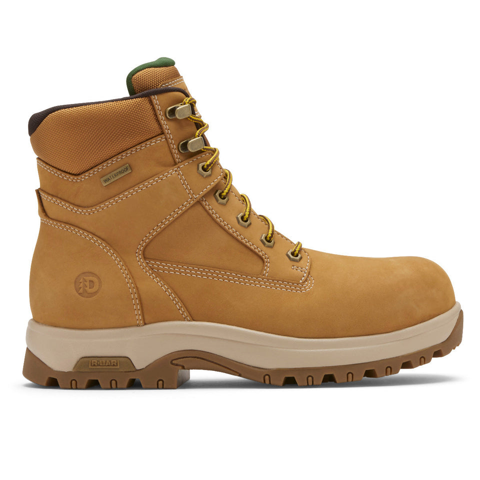 Dunham Men's 8000 Works 8" Insulated Boot Soft Toe Wheat – Pilcher's Shoes