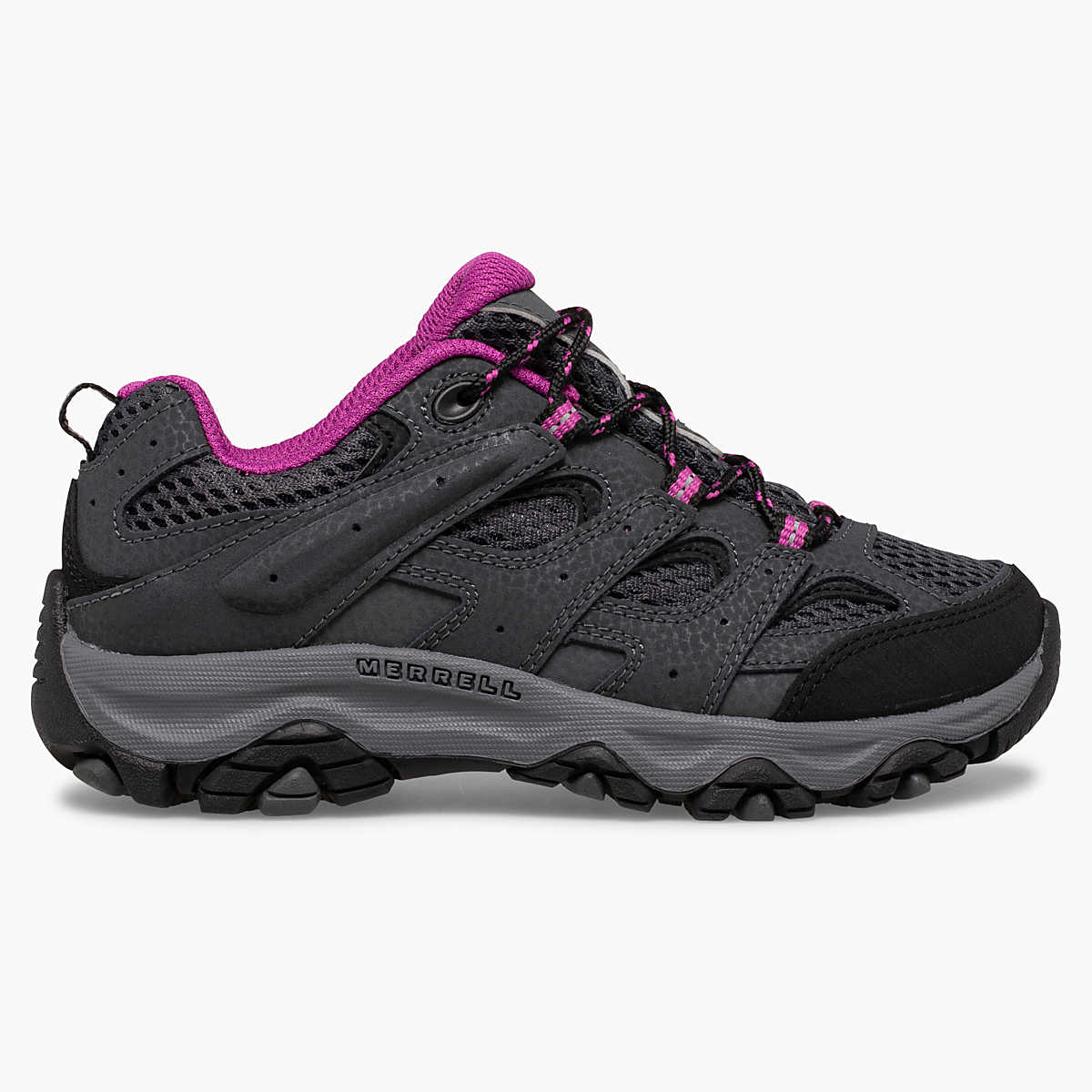 Merrell Girls Moab 3 Low Granite/Berry – Pilcher's Shoes
